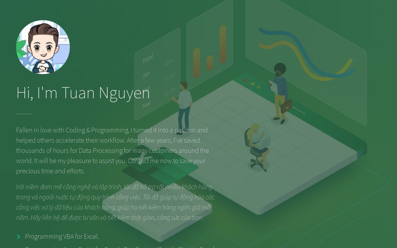 VBA, Python & Apps Script Programming Service